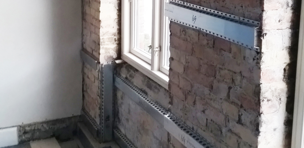 Indvendig efterisolering ved renovering af ydervæg