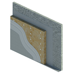 Bærende letbetonbagvæg med pudsbærende facadeisolering (Weber) | Saint ...