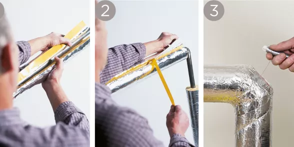 Efterisolering af rør